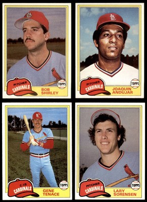 1981 Topps Traded Cardinals Almost Complete Team Set 6.5 - EX/MT+ ...