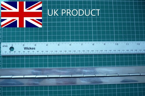 Stainless Steel Piano Hinge 38mm/11/2" Open Width Undrilled UK Product ...
