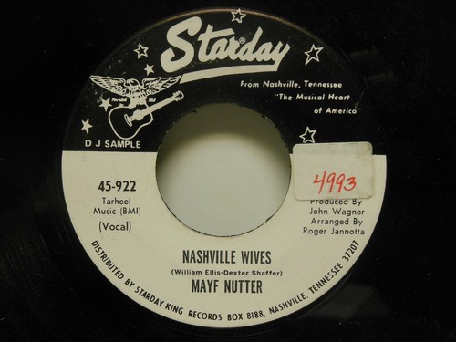 Mayf Nutter: Nashville Wives / Country's Gone, 45 RPM VG+ (D6) | eBay