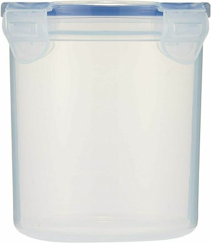 Lock & Lock Round Food Storage Container 700ml Clear/Blue 8803733193290 ...
