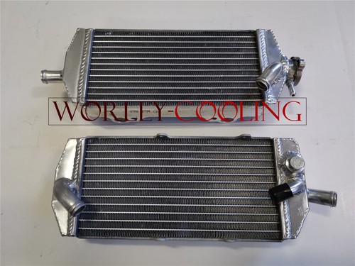 QLD-ALUMINUM RADIATOR for KTM 400 450 525 MXC/EXC 2003-2007 04 05 06 ...