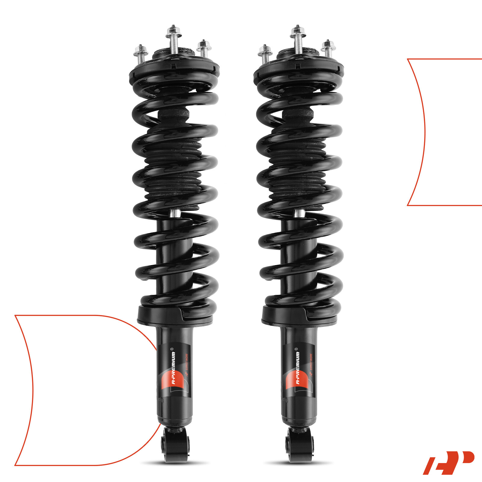 A-Premium Front Struts w/ Coil Springs Assembly for Chevy Colorado GMC ...