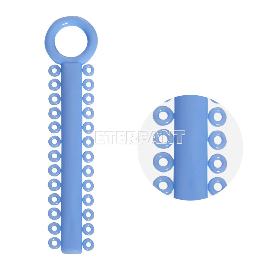 5xETERFANT Dental Ortho Elastic Ligature Ties Rubber Band Brackets ...