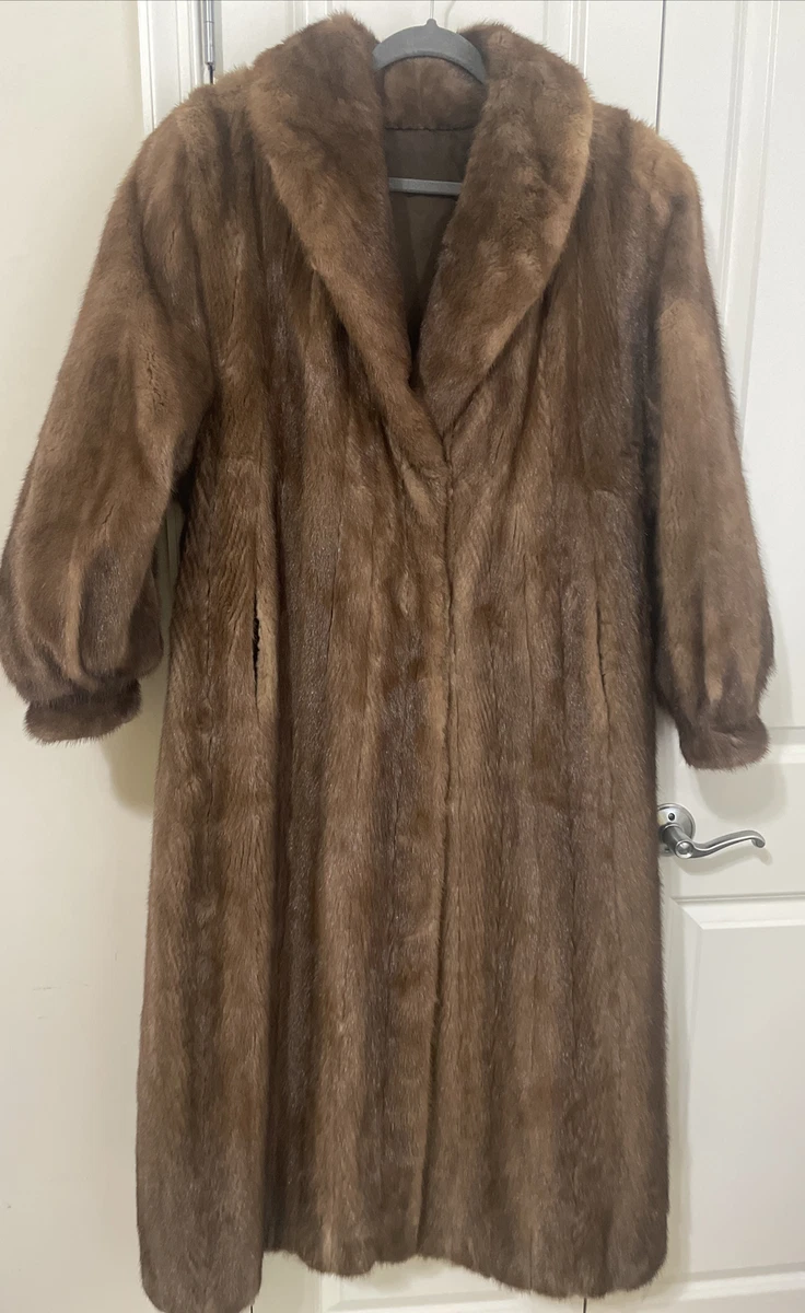 Laurie Vintage Mink Fur Light Bown Coat For Sale William, 47% OFF