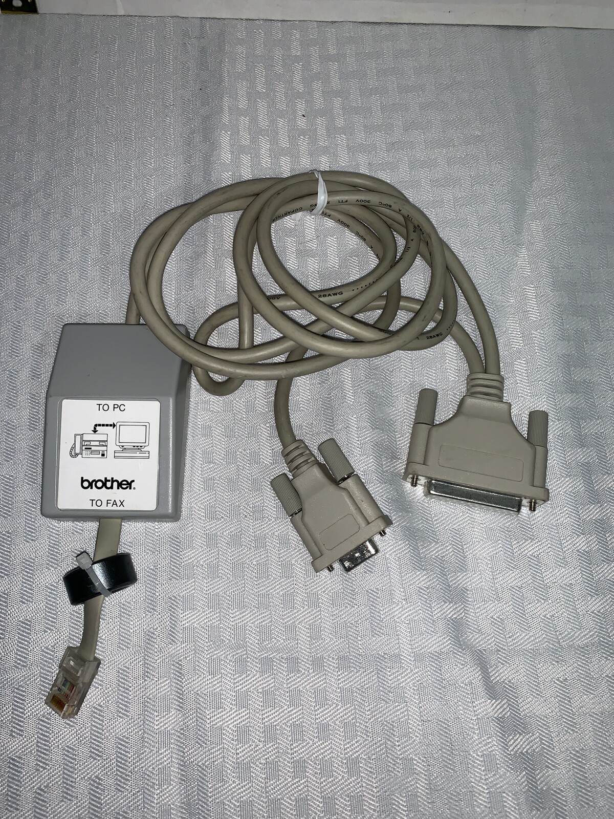 BROTHER MODEL "MISSING LINK" PC TO FAX ADAPTER WITH TRANSFER CABLES A6 ...