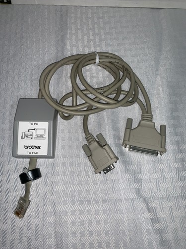 BROTHER MODEL "MISSING LINK" PC TO FAX ADAPTER WITH TRANSFER CABLES A6 ...