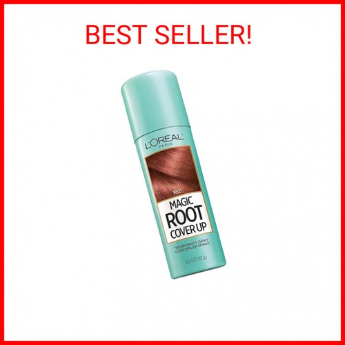 L'Oreal Paris Magic Root Cover Up Gray Concealer Spray Red 2oz ...