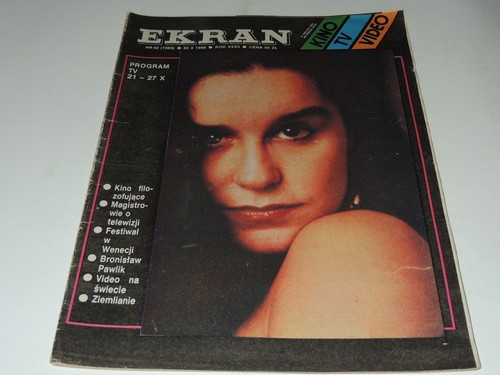 Ekran 42/1988 Polish magazine Lucelia Santos, Ziemlianie, Paul Hogan, N ...