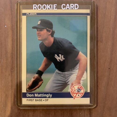 1984 Fleer Don Mattingly Rookie Card 131 Yankees | eBay