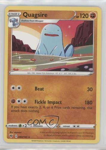 Quagsire Pokémon Sword & Shield Vivid Voltage #084 | eBay