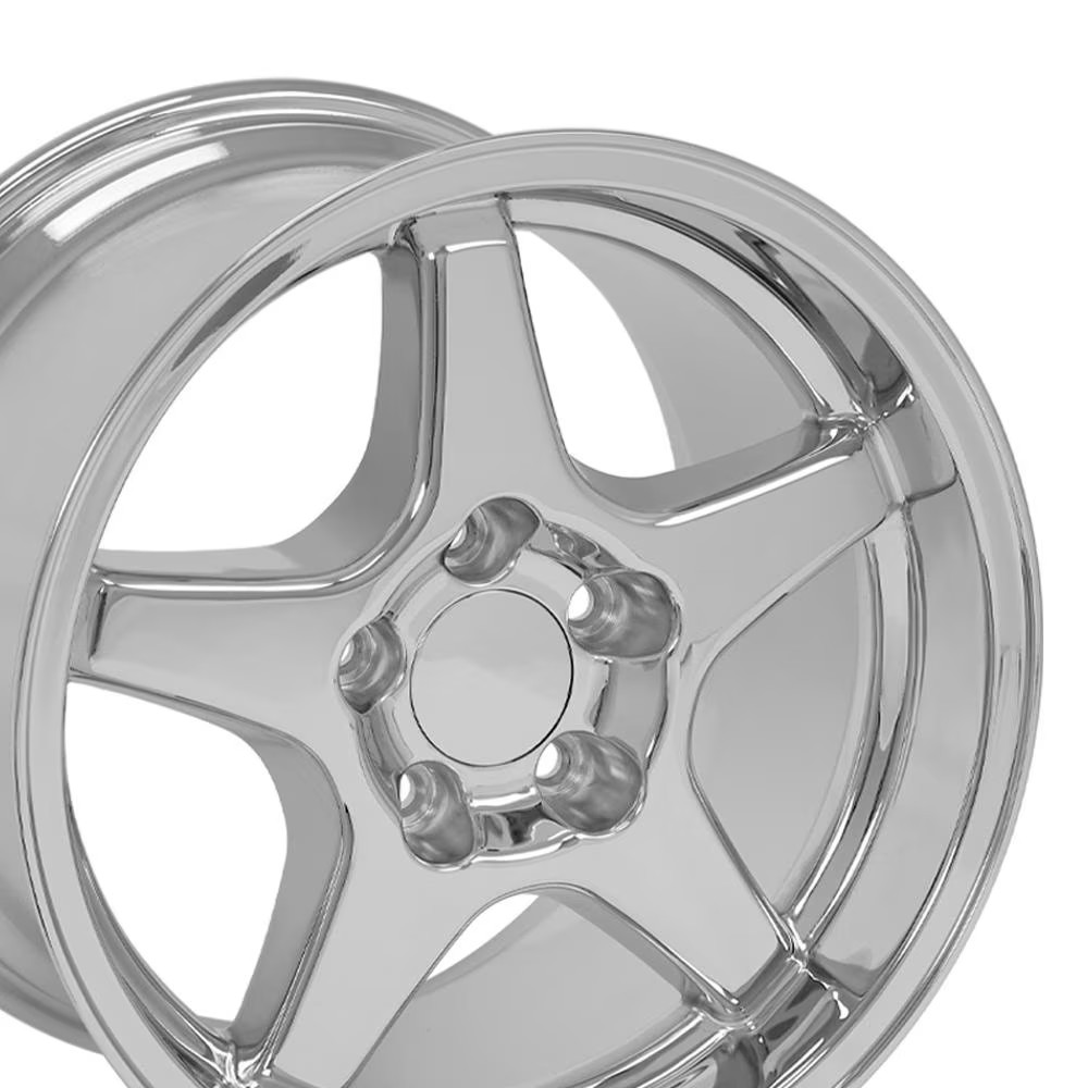 OEW Fits 17" Wheel Camaro Corvette ZR1 CV01 Chrome 17x11 REAR | eBay