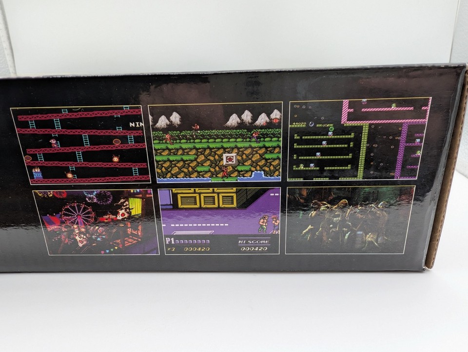 Super Mini Retro Console With 500 Built In 8 bit Games - 2 Controllers ...