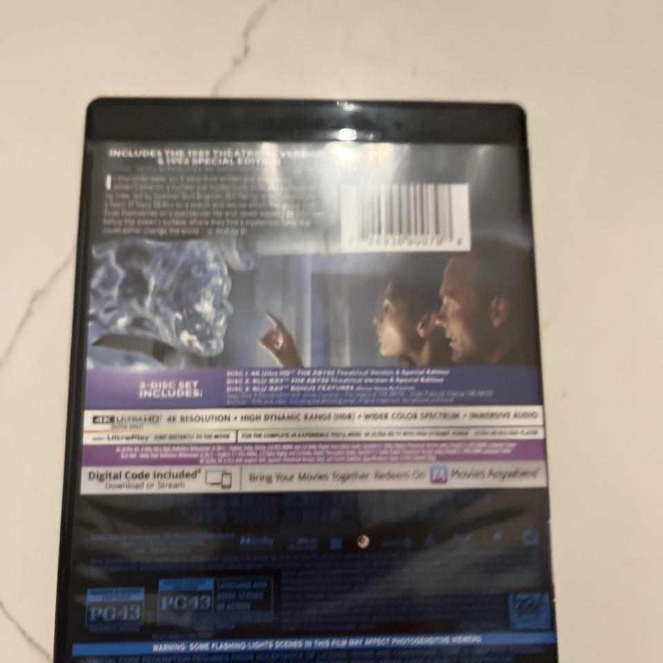 The Abyss 4K Ultra HD and Digital Code. NO BLU RAY | eBay