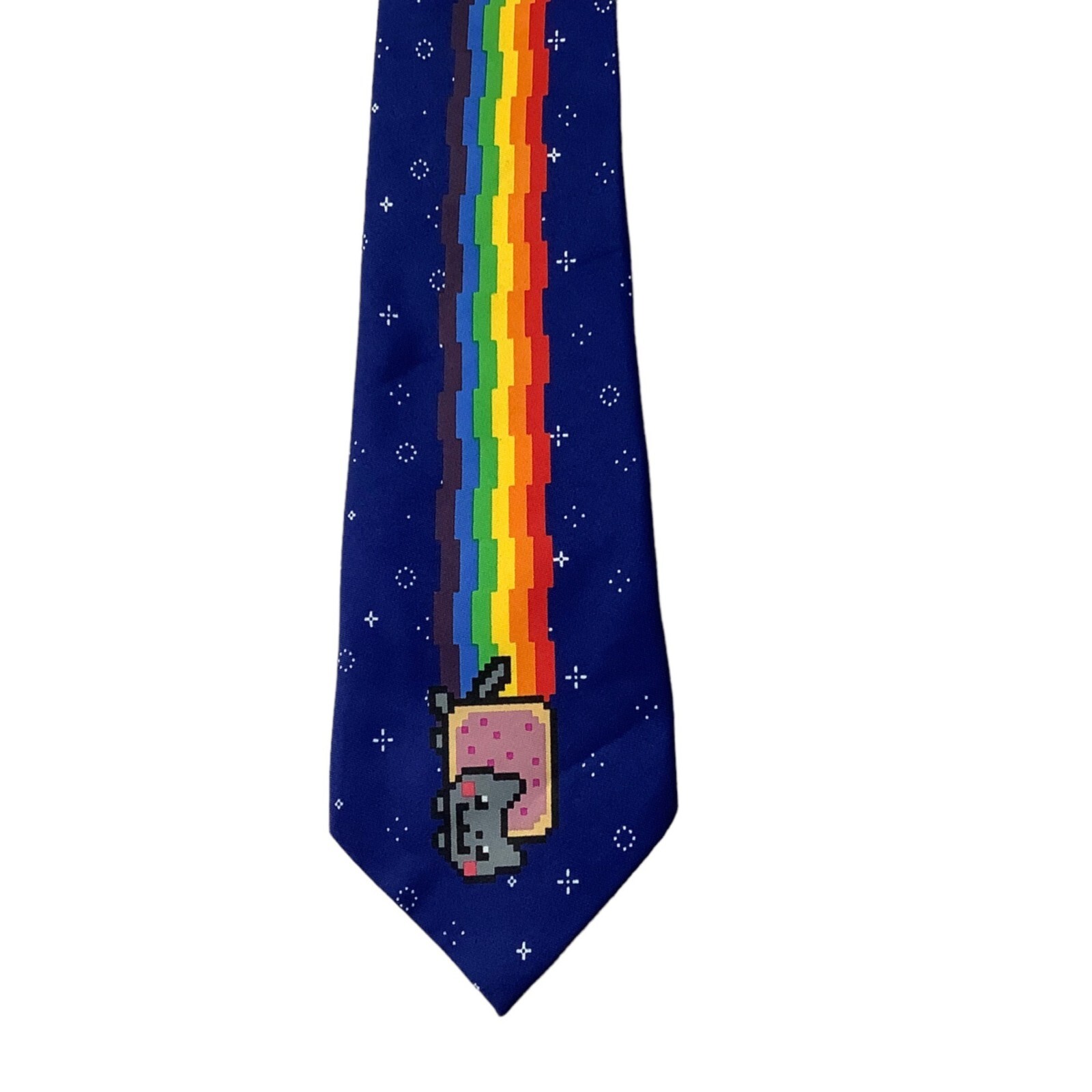 Toon Lab Ink Geek Kawaii Cat Rainbow Galaxy Tie Men O… - Gem
