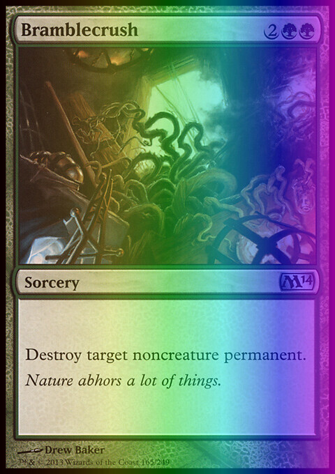MTG Magic the Gathering Bramblecrush (165/262) Magic 2014 LP FOIL | eBay