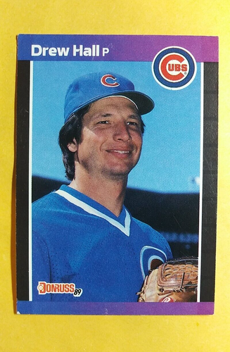 1989 Donruss Baseball Card Drew Hall Chicago Cubs #522 | eBay