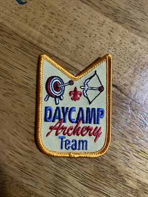 Cub Scout Patch Day Camp Archery Team | eBay