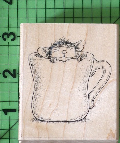 House Mouse Mudpie Warm Cup HMV04 Wood Mounted rubber stamp by ...