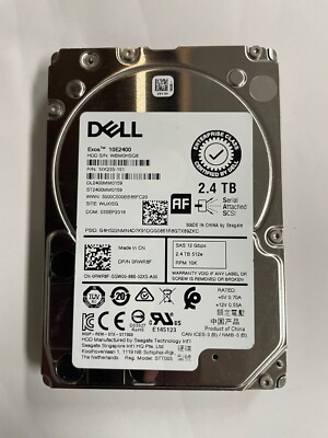 Dell 401-ABHQ 0RWR8F ST2400MM0159 2.4TB 10K SAS 2.5" 12Gb For R640 R740 ...