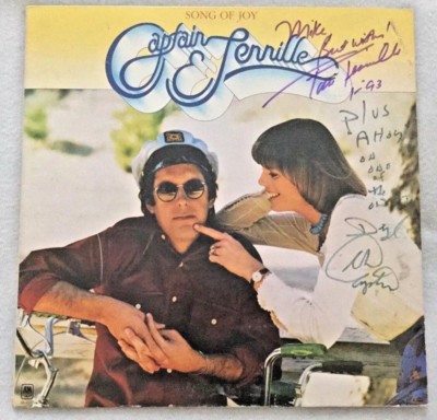 Captain & Tennille "Song of Joy" Vinyl -Autographed/Signed - Plus ...