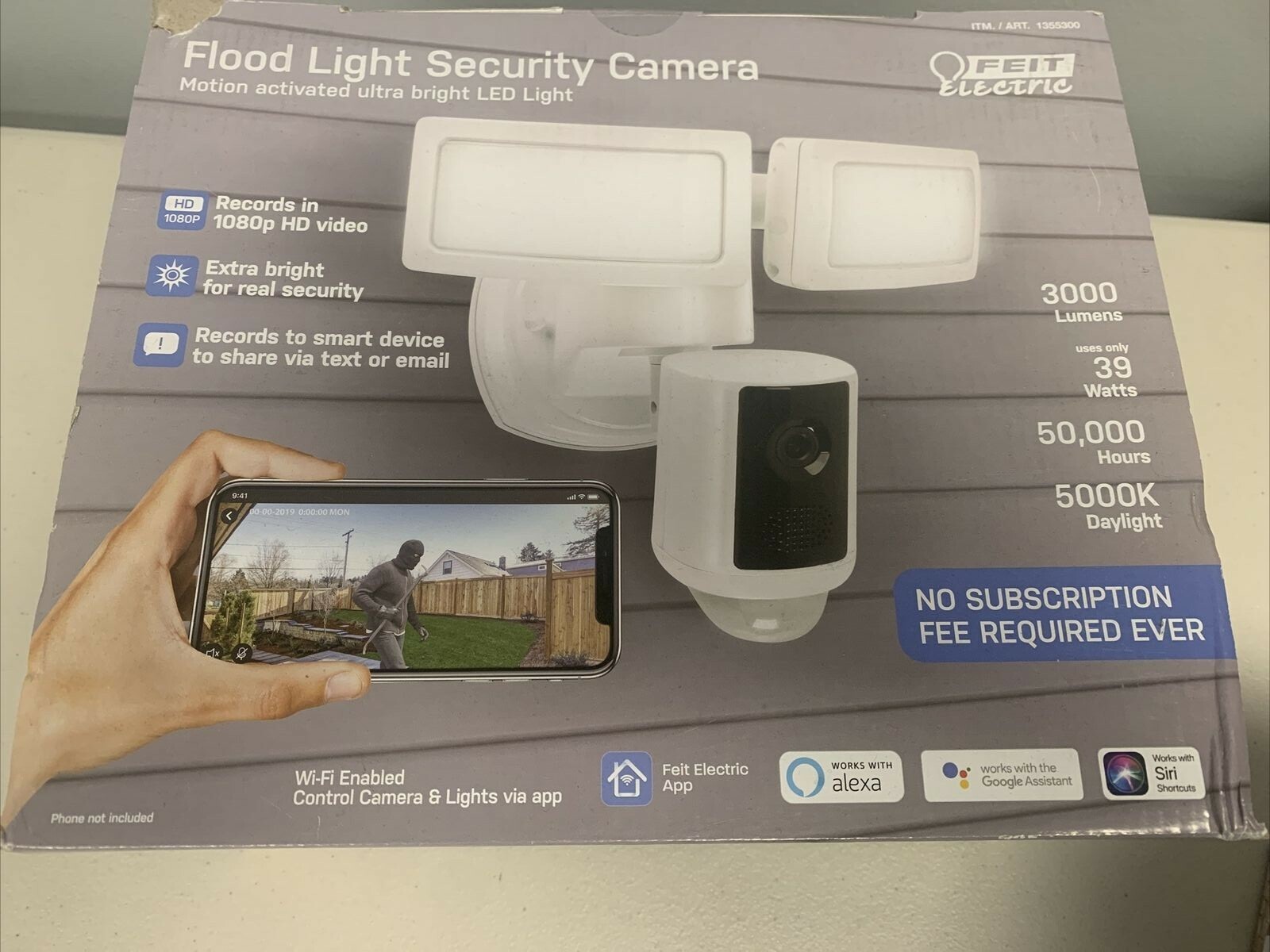 Feit Electric 1355300 LED Dual Head Motion Sensor Floodlight with ...