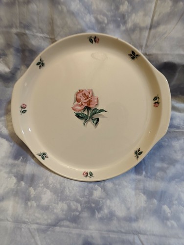 Ballerina Thermocraft 12" Rose Pattern Platter Oven Proof (plate) | eBay