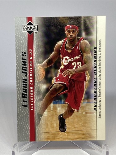2004 Upper Deck Phenomenal Beginning #11 Lebron James - Cleveland ...