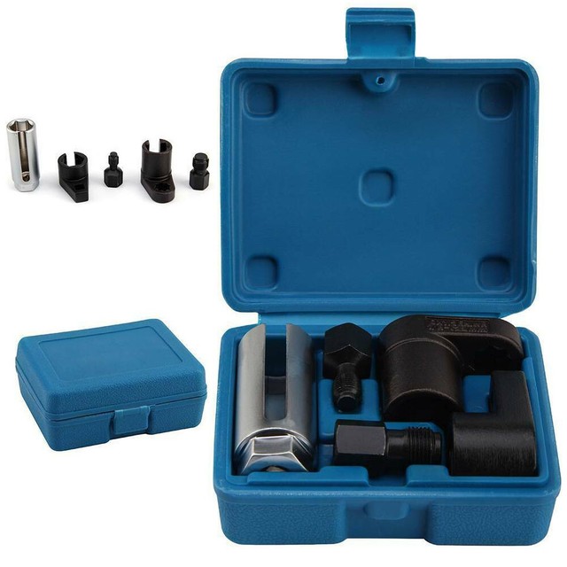 5x Oxygen Deep Sensor Socket Thread Chasers Tool Set Car Garage Repair ...