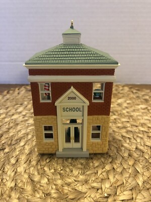 Hallmark Keepsake SCHOOLHOUSE Nostalgic Houses and Shops #17 Ornament ...