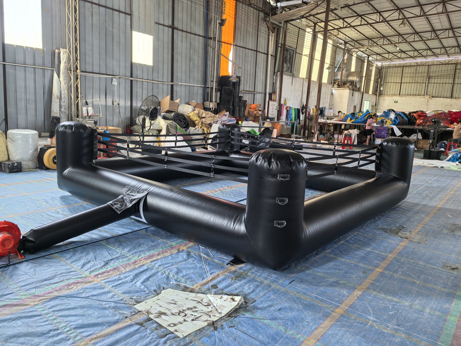 13x13ft Interactive Inflatable Wrestling Boxing Ring Game joust games ...
