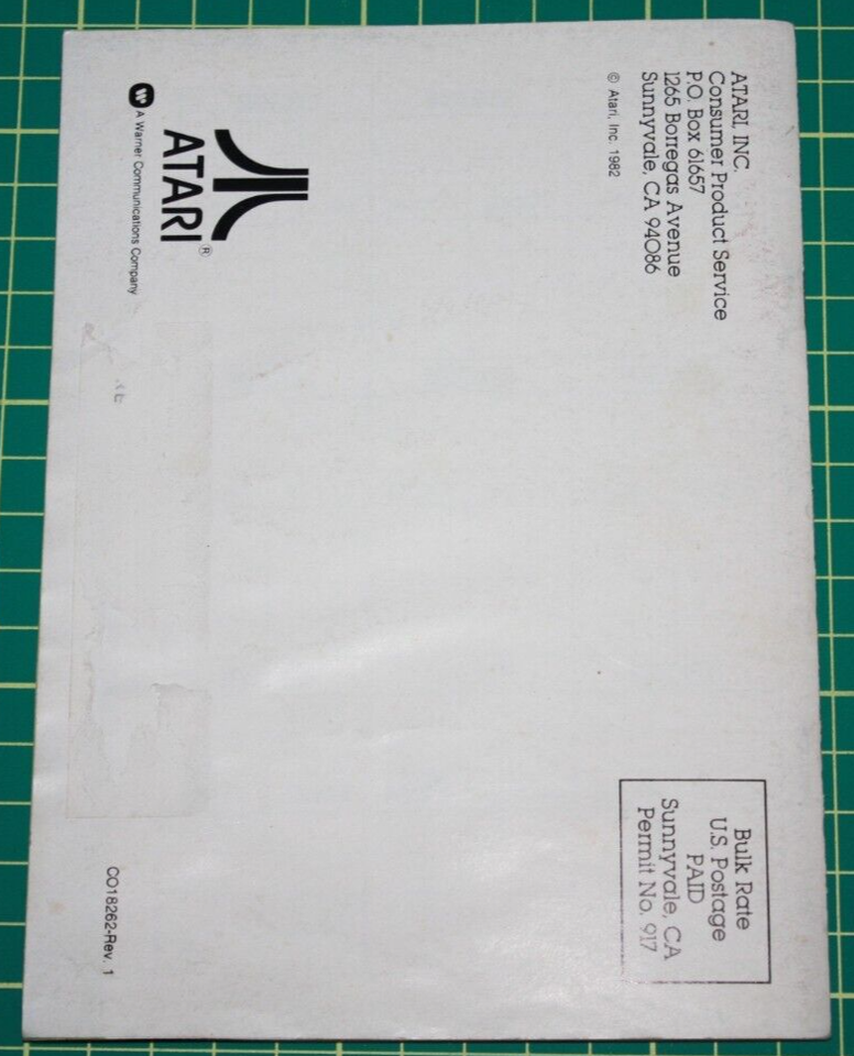 Atari 2600 Game Manual: Atari Score Logbook | eBay