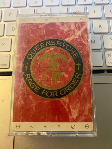 Queensryche *Rage For Order *cassette tape *VG+ *1986 *EMI *4XT-17197 ...