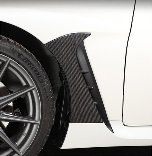 2×Real Carbon Fiber Side Fender Air Vent Outlet Panel Cover For Subaru ...