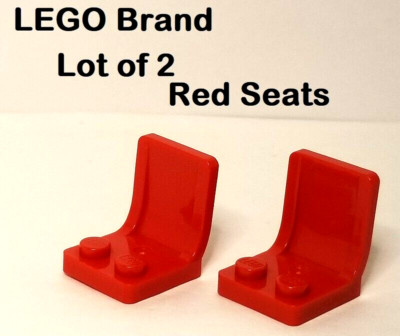 LEGO Car Seats Red Set of 2 Truck Racing Dinning Table Chairs Build ...