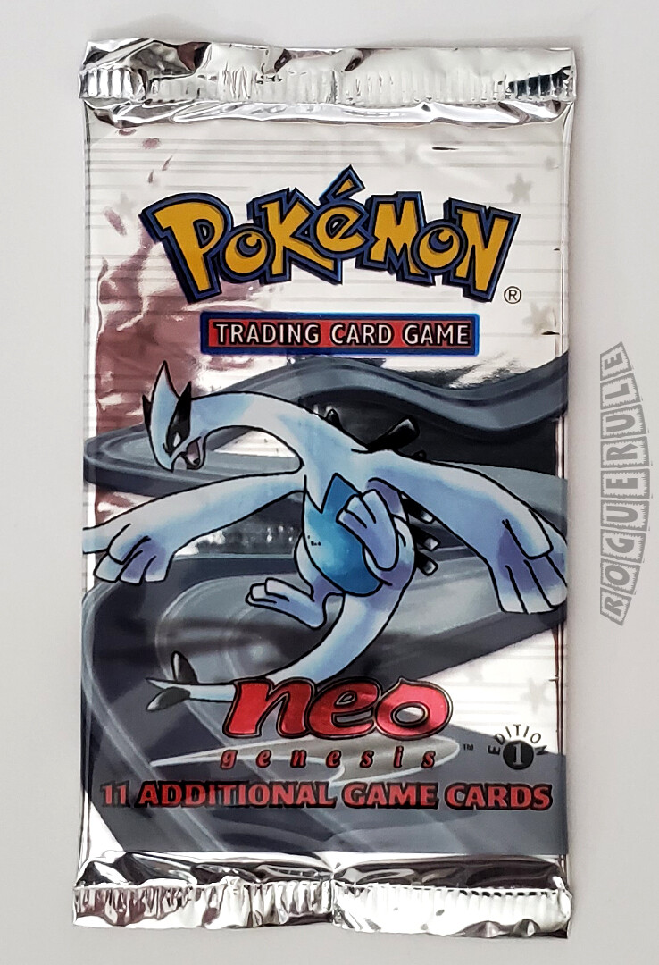 🚦1 Pokemon 1st Edition Neo Genesis Booster Pack - Lugia - UNWEIGHED ...