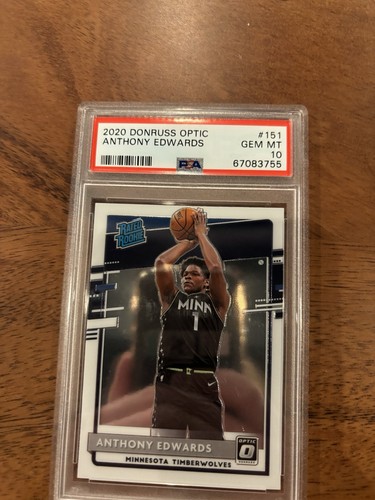 2020-21 Panini Donruss Optic - Rated Rookie Anthony Edwards #151 (RC ...