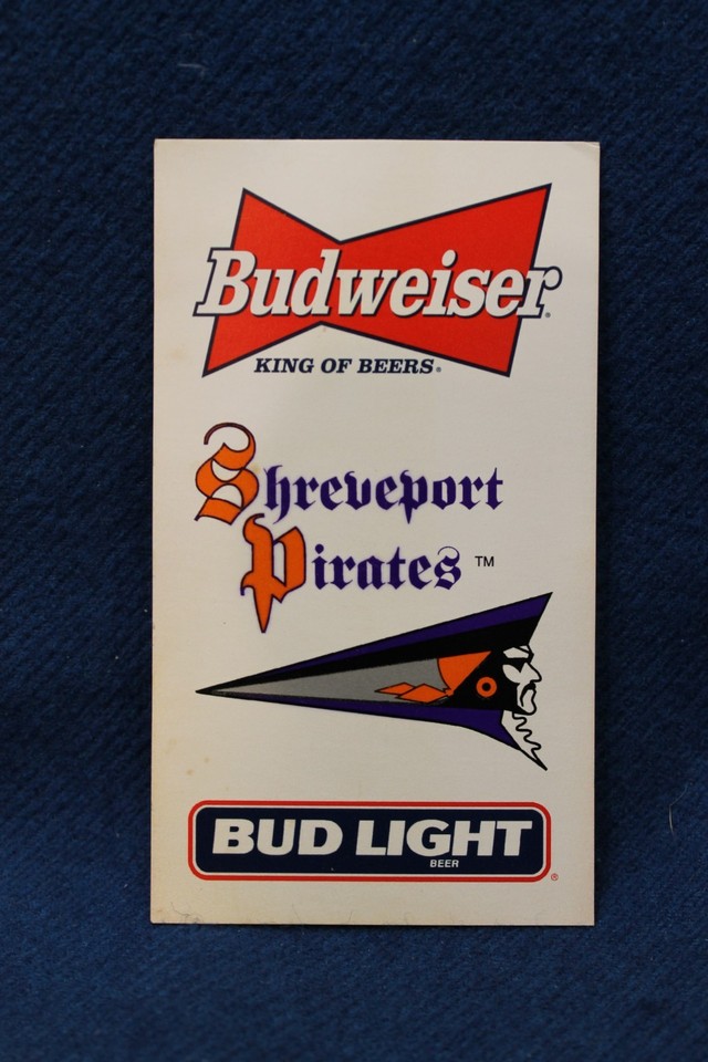 (2 SET) CFL SHREVEPORT PIRATES COFFEE MUG & POCKET SCHEDULE 1994 ...