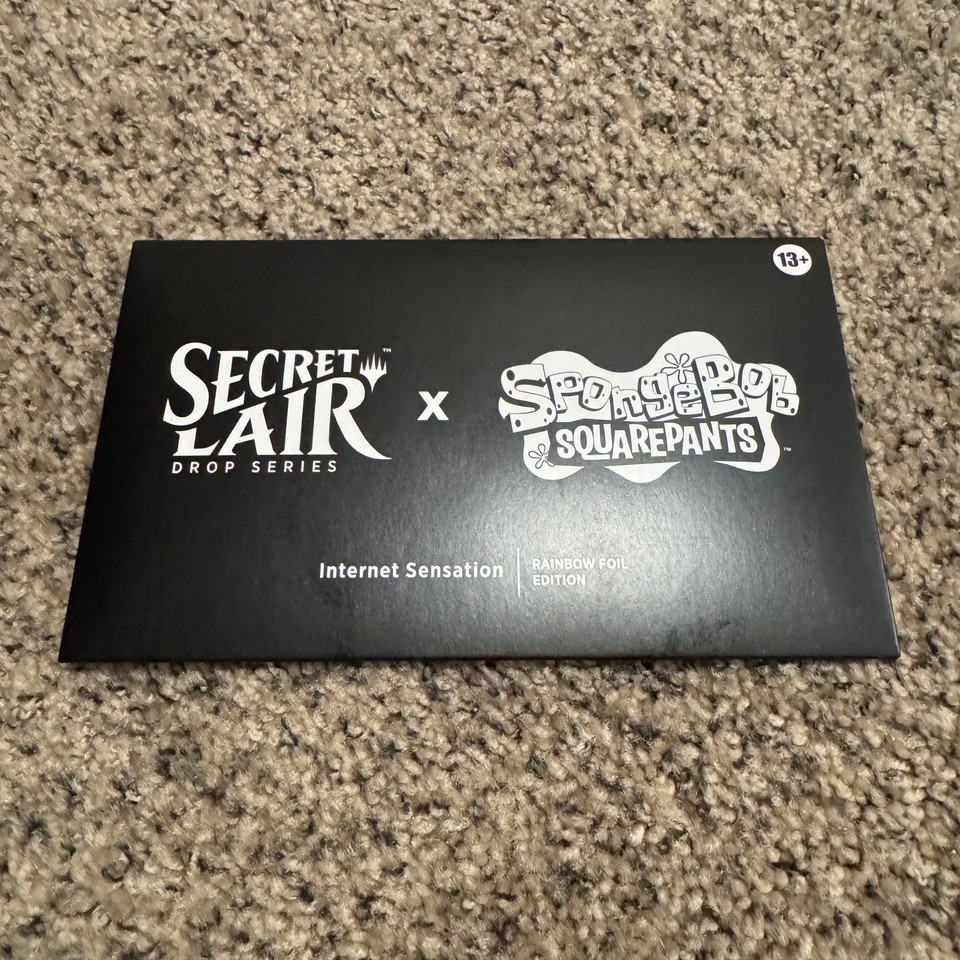 MTG SpongeBob SquarePants Bundle Foil Edition Full set Secret Lair ...