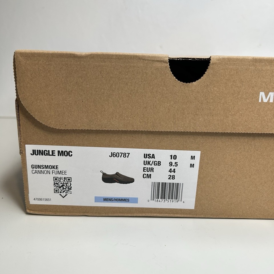 Merrell Men's Jungle Moc Cozy J004141 Slip On Shoes Gunsmoke Grey - UK ...