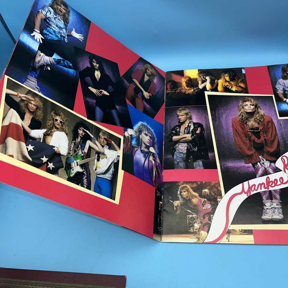 Van Halen The World Tour David Lee Roth Program Steve Vai Autographed ...