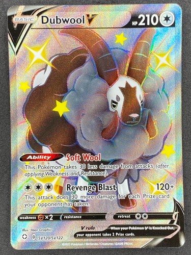 Pokémon Dubwool V Shiny SV120/SV122 SIF Shining Fates NM | eBay