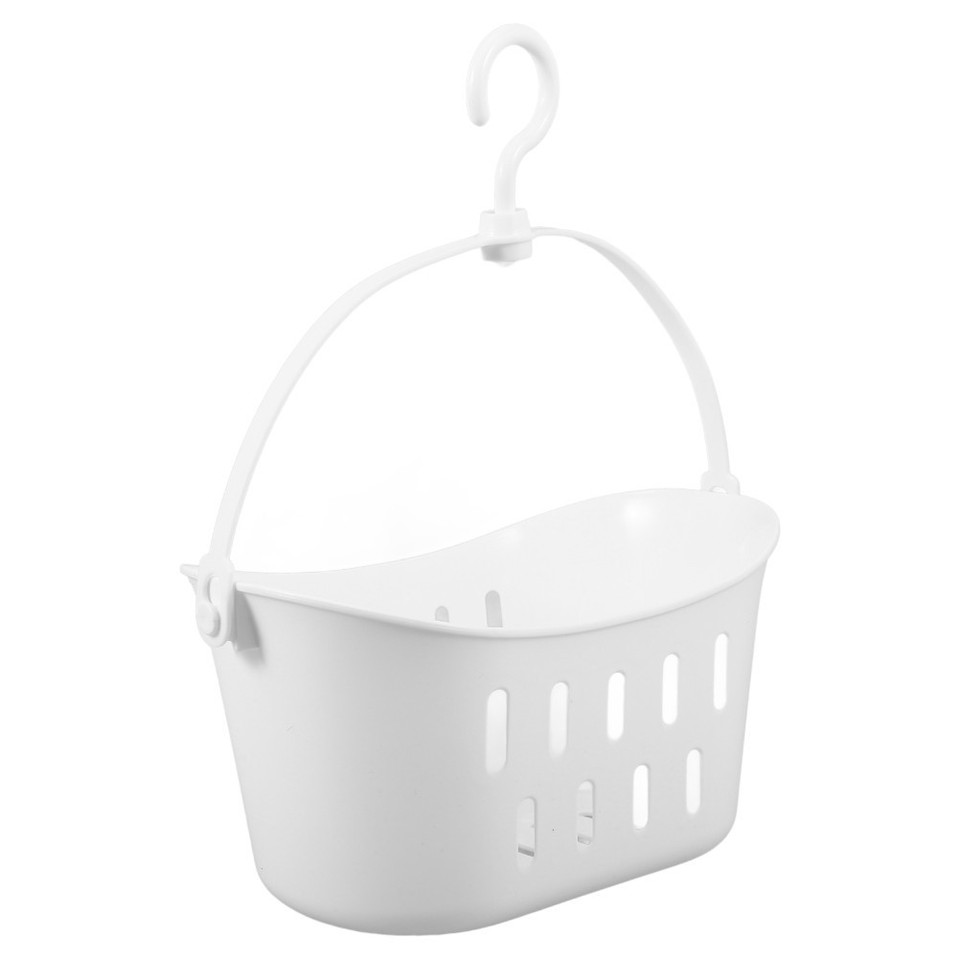 Plastic Wall Hanging Basket Bathroom Kitchen Storage Rack Sundries ...