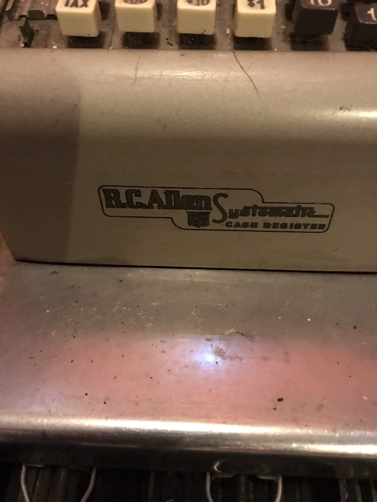 Vintage R.C. Allen Systematic Cash Register Adding Business Machine ...