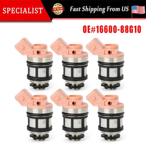 6X Fuel Injectors For Nissan 1990-1995 D21 Pathfinder Quest 3.0L V6 ...