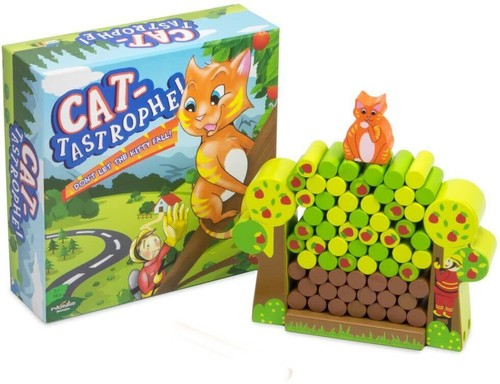 "CAT-Tastrophe" Wooden Balancing Game! Unique. Dexterity. Motor Skills ...