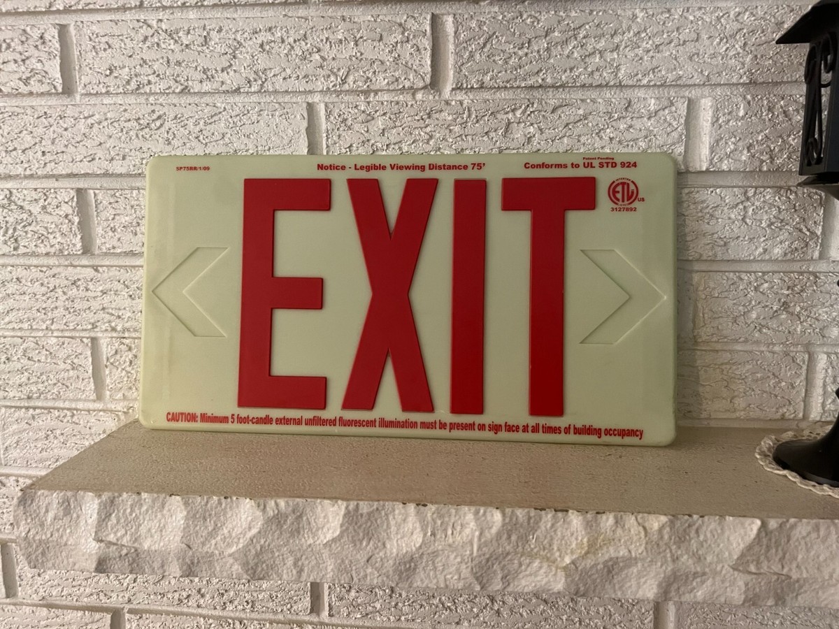 Non Powered Exit Signs Key Concepts • Tritium, LED, And
