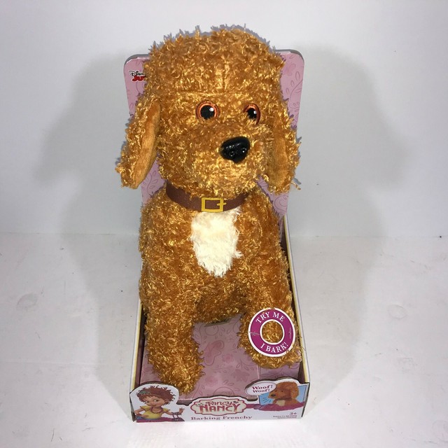 16b New Disney Junior FANCY NANCY Barking Frenchy Plush Dog | eBay