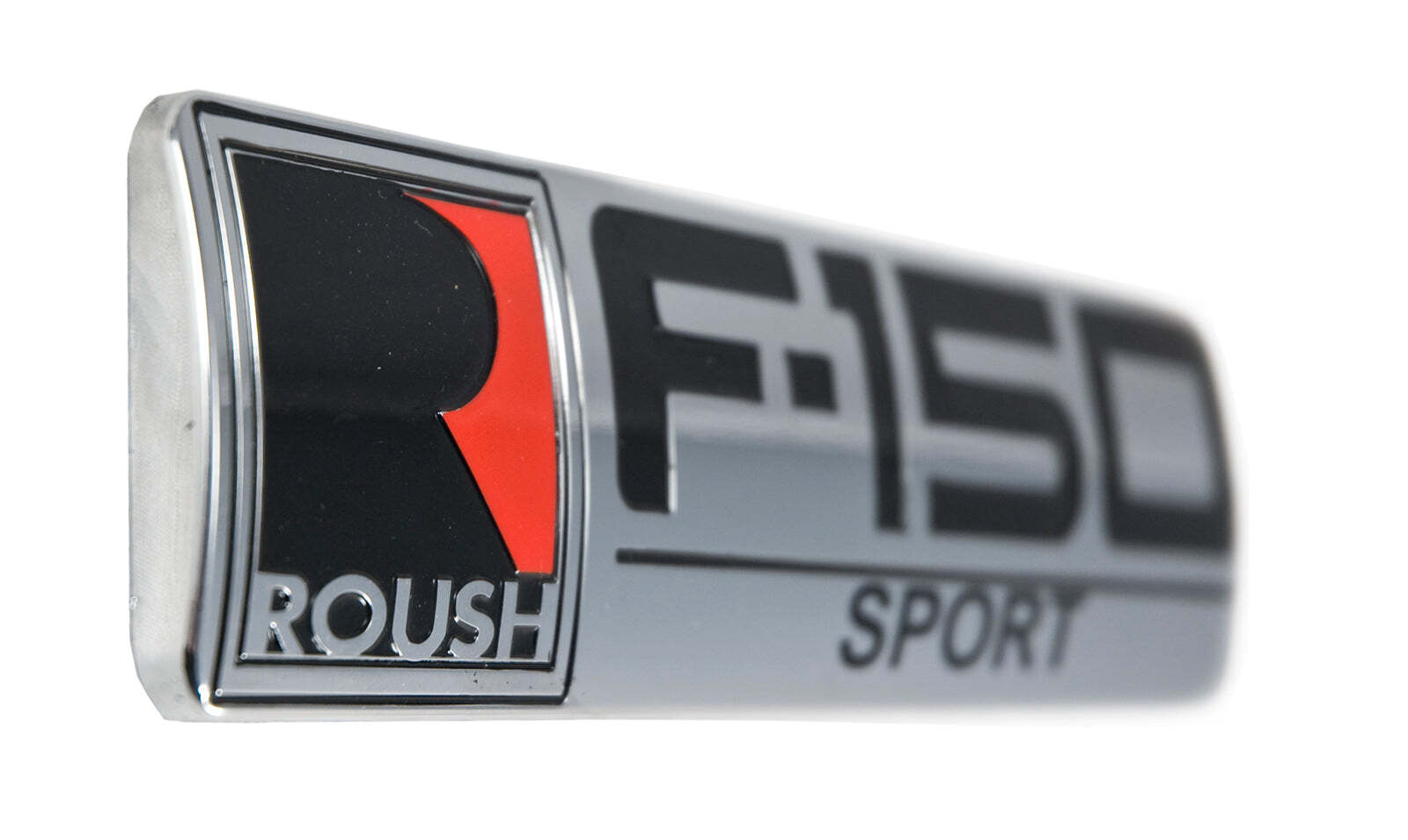 Roush F-150 Sport Ford Truck Fender & Rear Emblems in Chrome Black ...