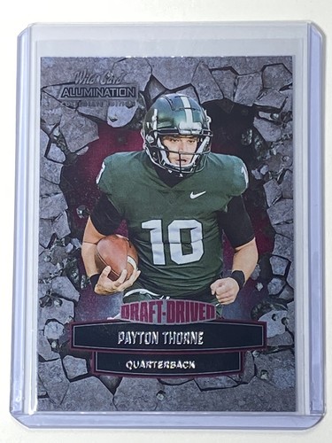 2021 Wild Card Alumination NIL Pink Draft Driven Payton Thorne #ANDD-41 ...