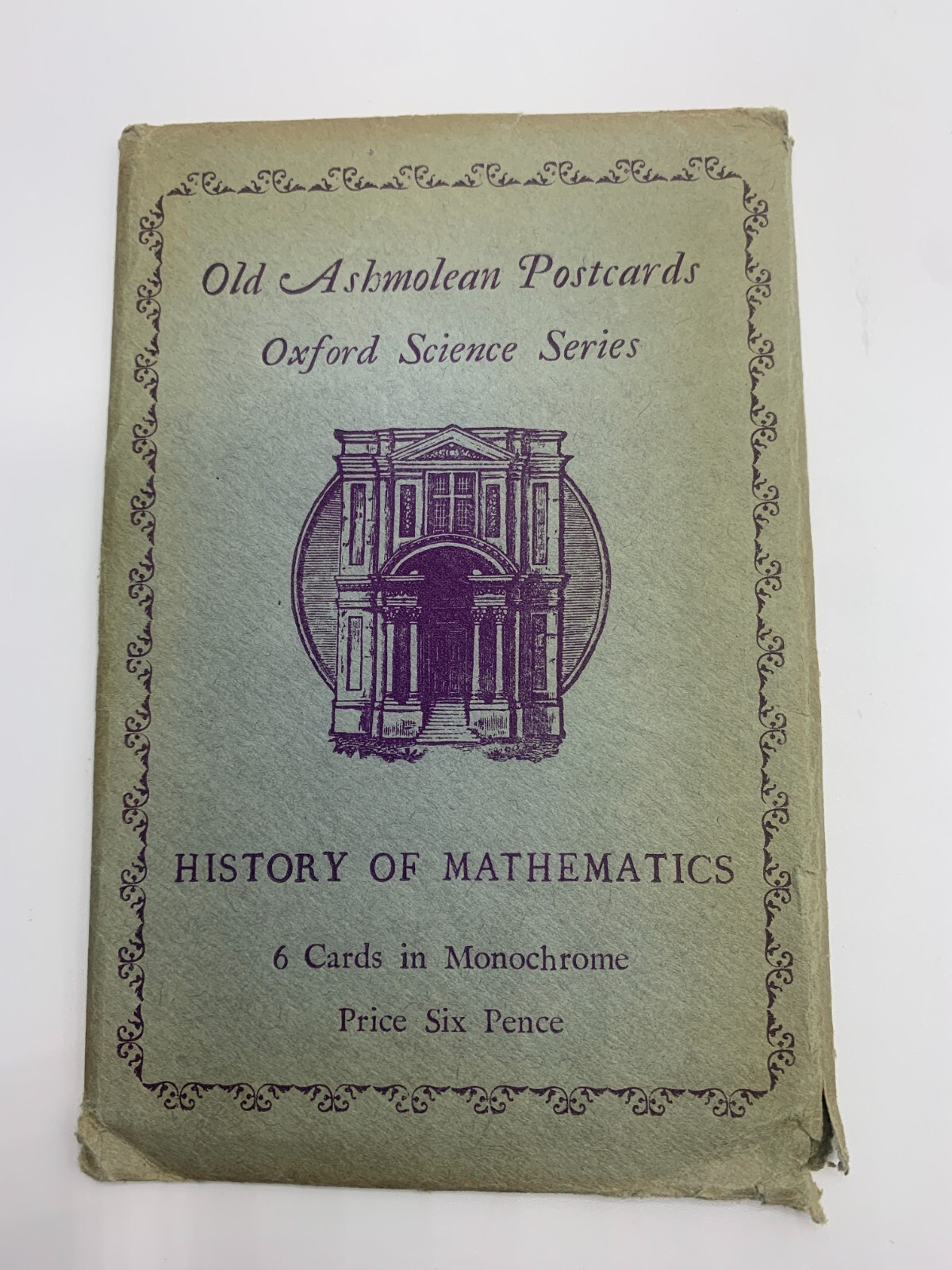 Old Ashmolean Postcards Oxford Science Series History of Mathematics ...